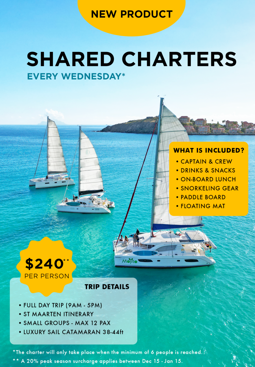 Shared Charters » PYC - Private Yacht Charter SXM